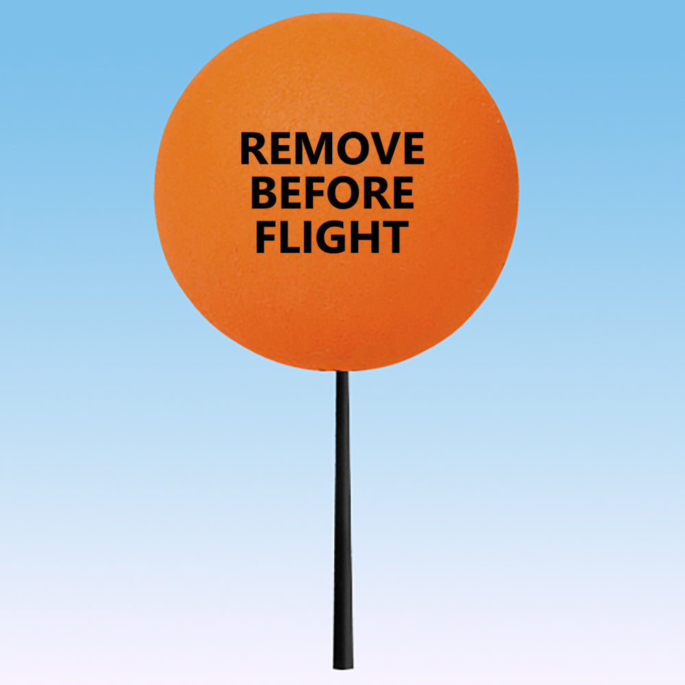 Coolballs Orange Static Wick Jet Aviation Airplane Aircraft Cover Prot ...