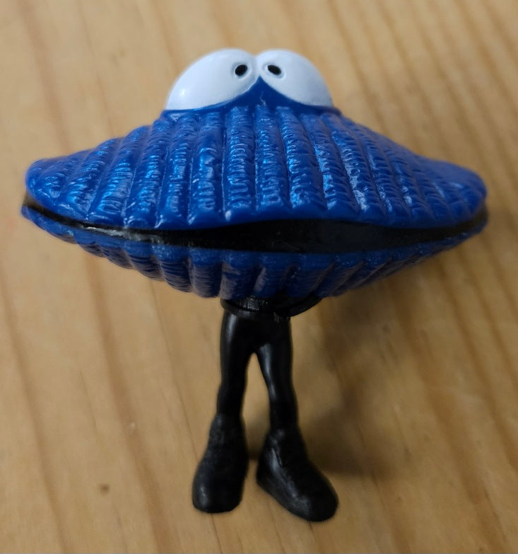 *Last One* Rare Vintage BLUE IVARS DANCING CLAM Antenna Topper / Dashb ...